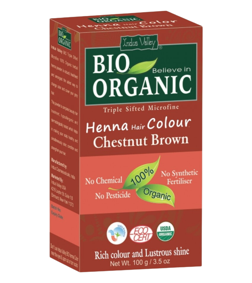 Indus valley Henna Hair Color chestnut brown